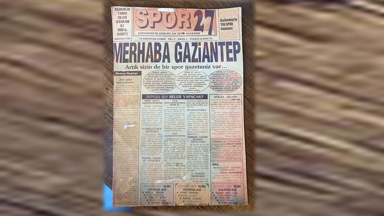 Gazetemiz 31 yaşında - Gaziantep Son Dakika Haberleri - Gaziantep27