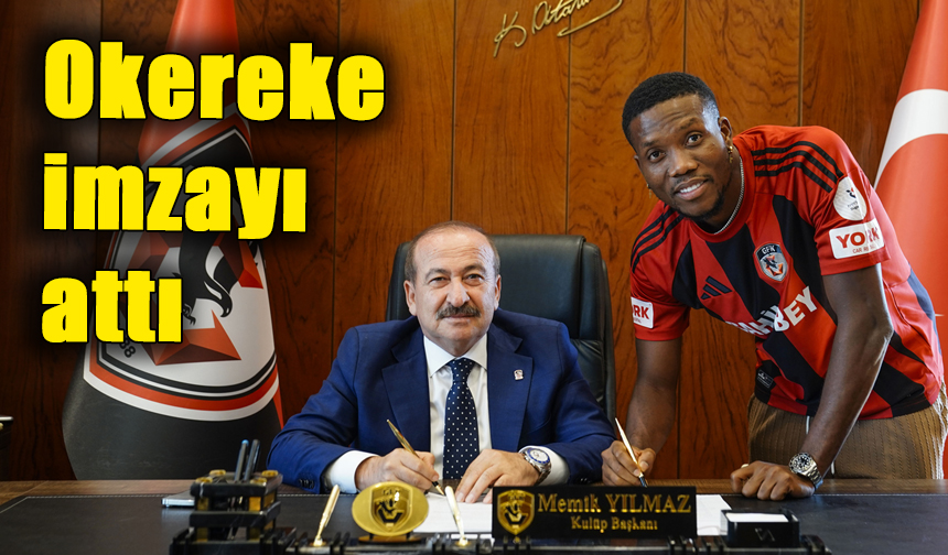 Okereke imzayı attı - Gaziantep Son Dakika Haberleri - Gaziantep27 Okereke imzayı attı - Gaziantep Son Dakika Haberleri - Gaziantep27